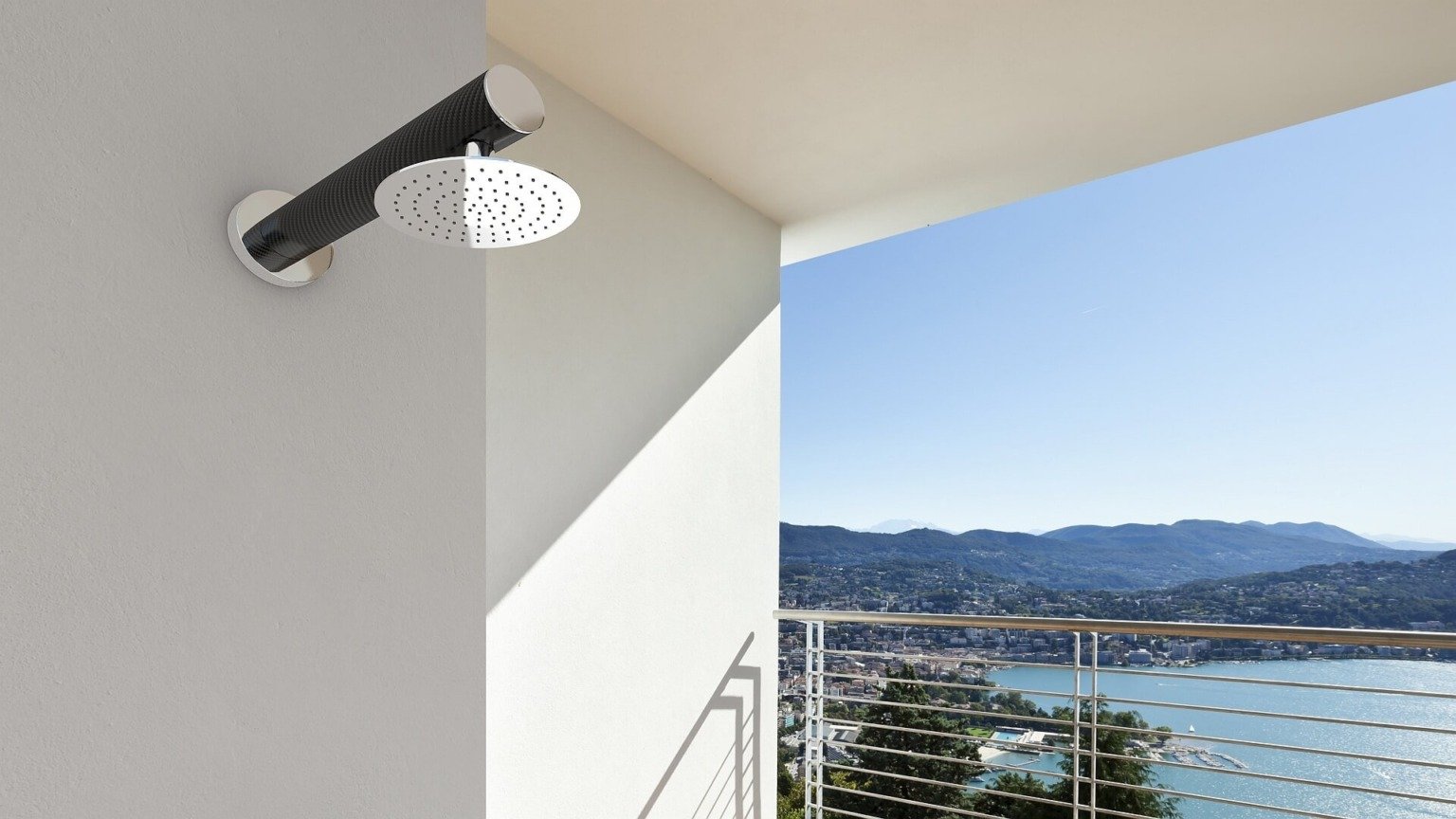 Wall-mounted outdoor shower and outdoor mixers | Inoxstyle